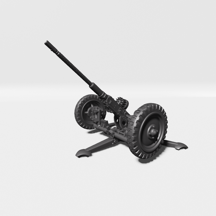 3D Printable AA gun Bofors 20mm (Lvakan m/40) (Sweden, WW2) by Wargame3d