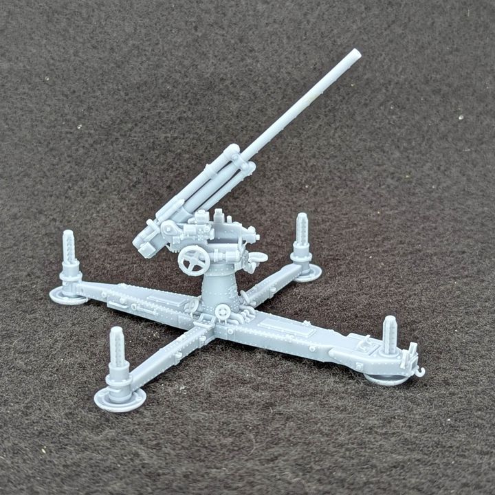 3D Printable Bofors 75 mm Model 1929 (Sweden, Interwar+WW2) by Wargame3d