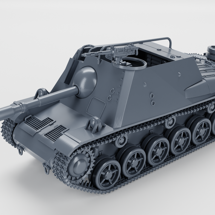3D Printable PVKV m/43 (Pansarvarnskanonvagn m43) (Sweden, WW2) by ...