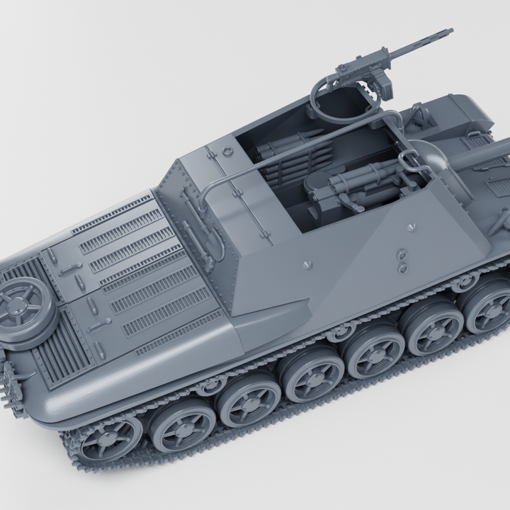 3D Printable PVKV m/43 (Pansarvarnskanonvagn m43) (Sweden, WW2) by ...