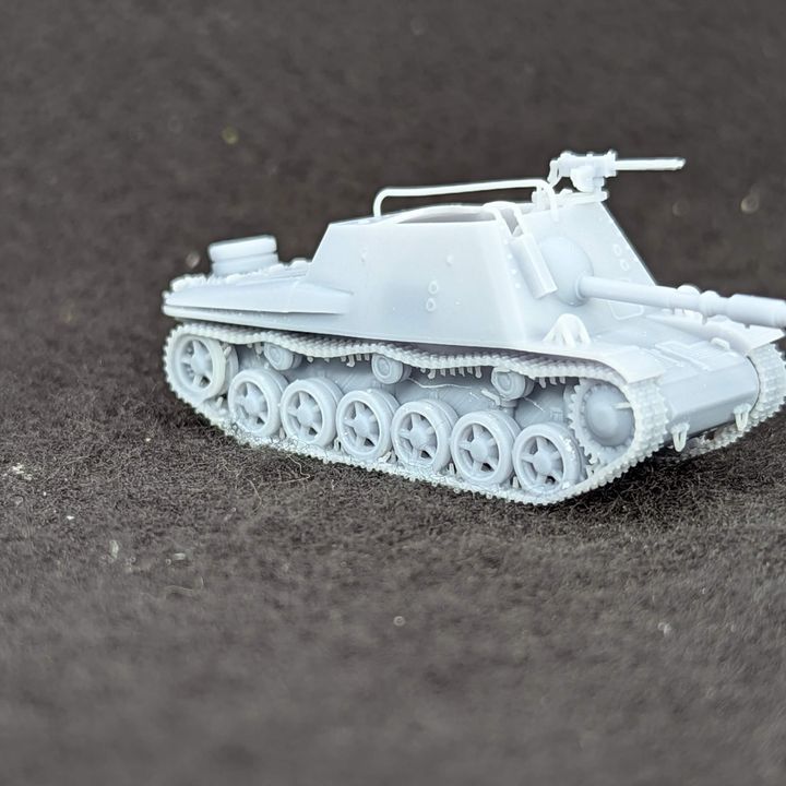 3D Printable PVKV m/43 (Pansarvarnskanonvagn m43) (Sweden, WW2) by ...