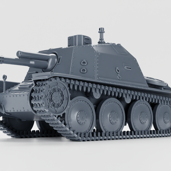 3D Printable Sav m/43 SPG (Stormartillerivagn m/43) (7.5cm and 10.5cm ...