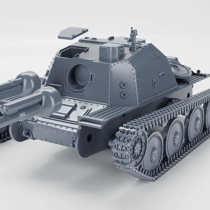 3D Printable Sav m/43 SPG (Stormartillerivagn m/43) (7.5cm and 10.5cm ...