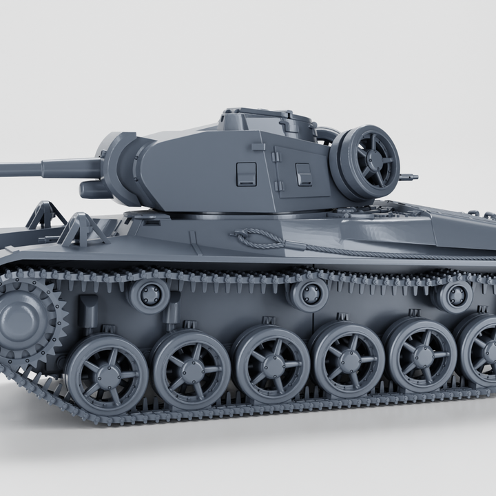 3D Printable Stridsvagn m/42 Medium tank (Strv m/42) (Sweden , WW2) by ...
