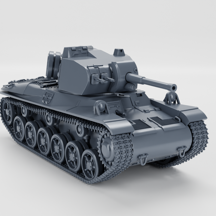 3D Printable Stridsvagn m/42 Medium tank (Strv m/42) (Sweden , WW2) by ...