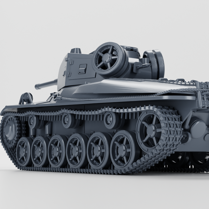 3D Printable Stridsvagn m/42 Medium tank (Strv m/42) (Sweden , WW2) by ...