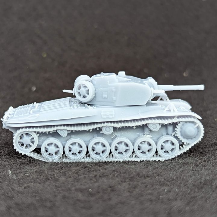 3D Printable Stridsvagn m/42 Medium tank (Strv m/42) (Sweden , WW2) by ...