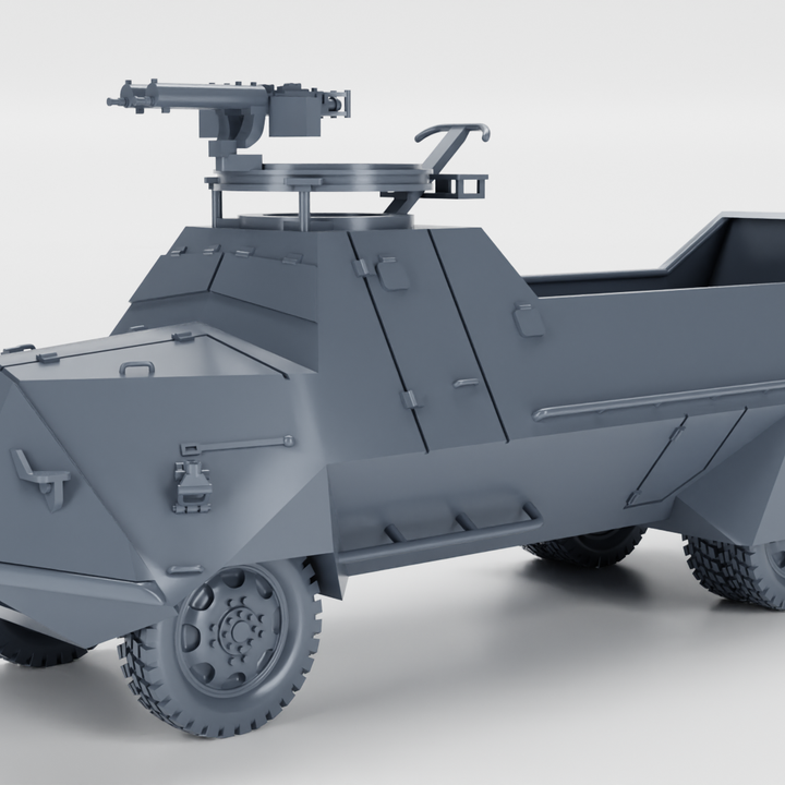 3D Printable Tgbil m/42D SKP (Terrangbil m/42D SKP) (Sweden, WW2) by ...