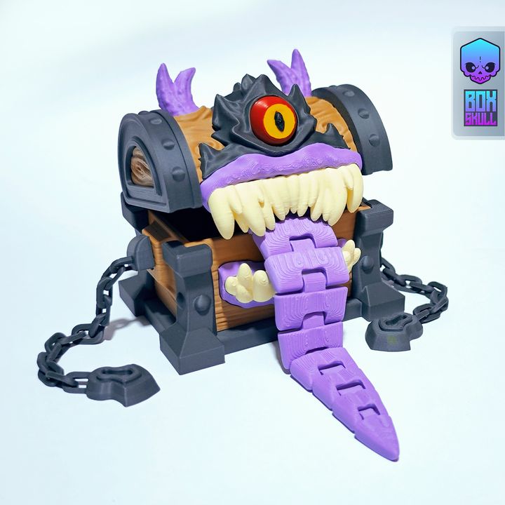 3D Printable Mimic Chest by BOXSKULL