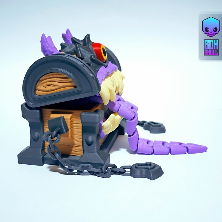 3D Printable Mimic Chest by BOXSKULL