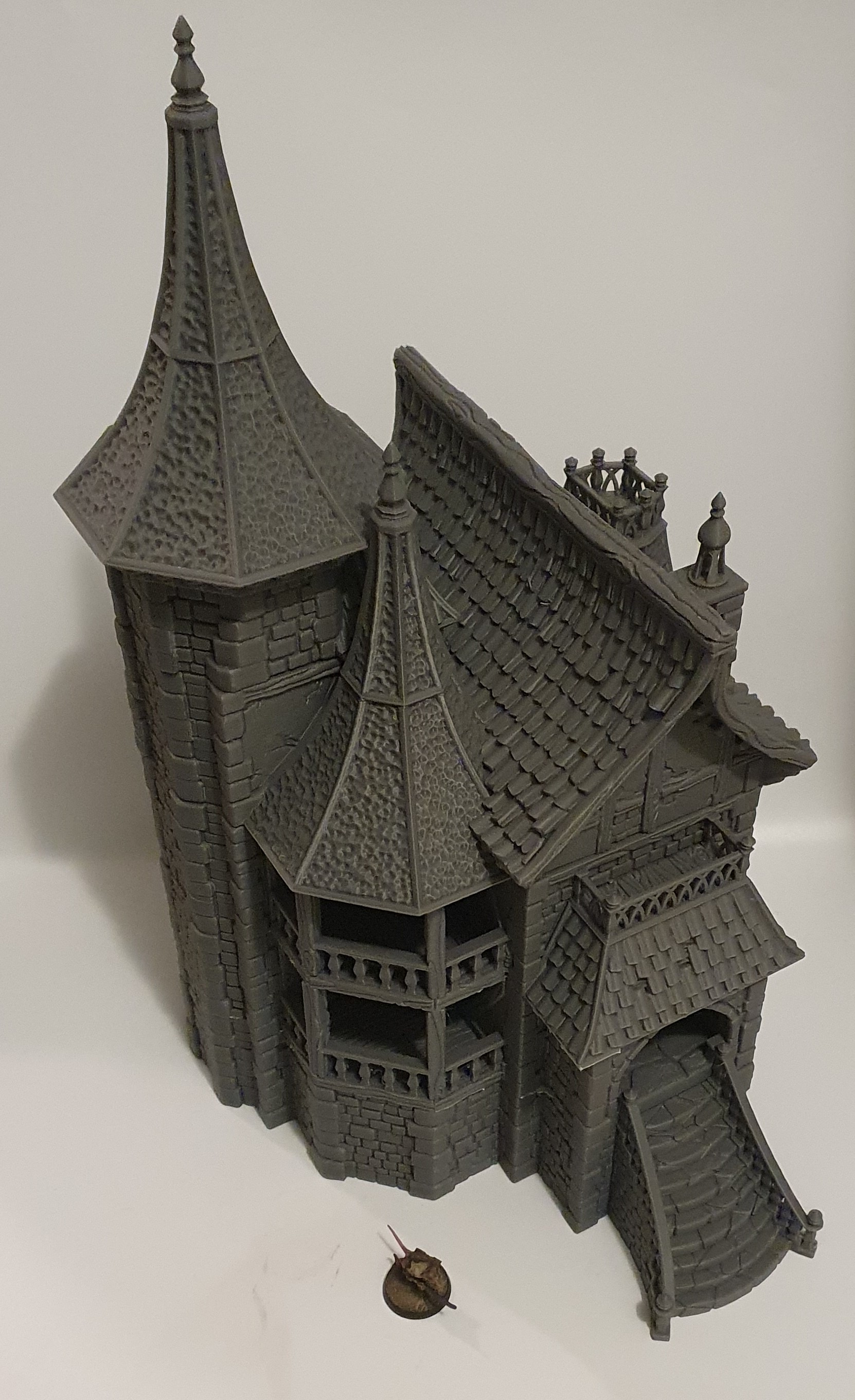 3D Printable The Mansion - Fantasy Medieval Manor - The Hamlet of Misty ...