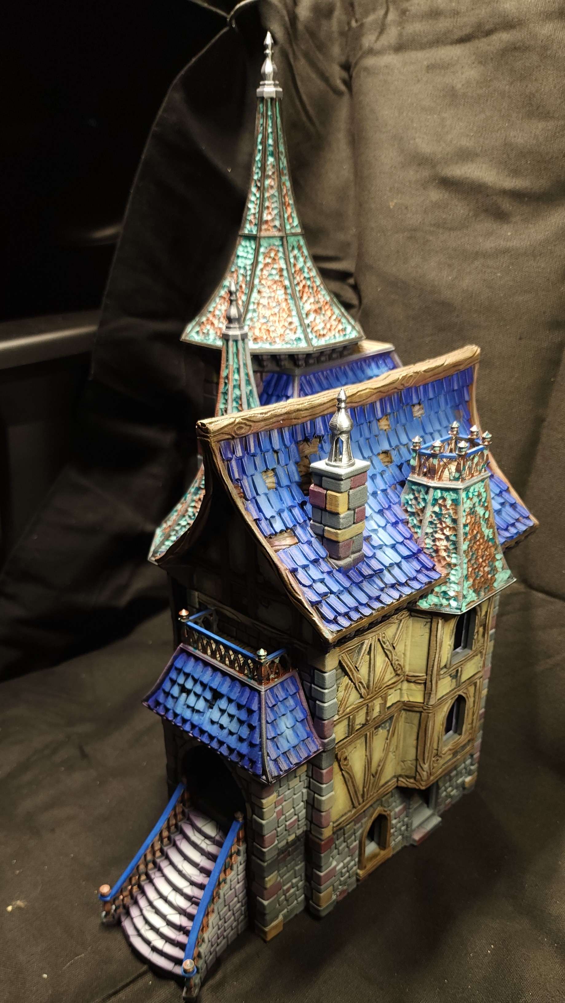 3D Printable The Mansion - Fantasy Medieval Manor - The Hamlet of Misty ...