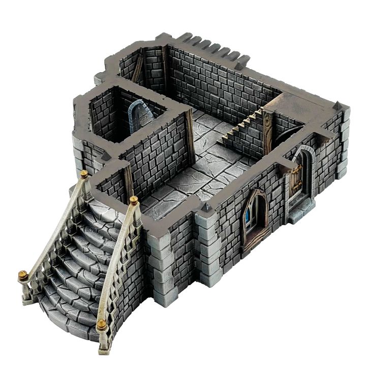 3D Printable The Mansion - Fantasy Medieval Manor - The Hamlet of Misty ...