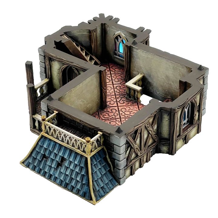 3D Printable The Mansion - Fantasy Medieval Manor - The Hamlet of Misty ...