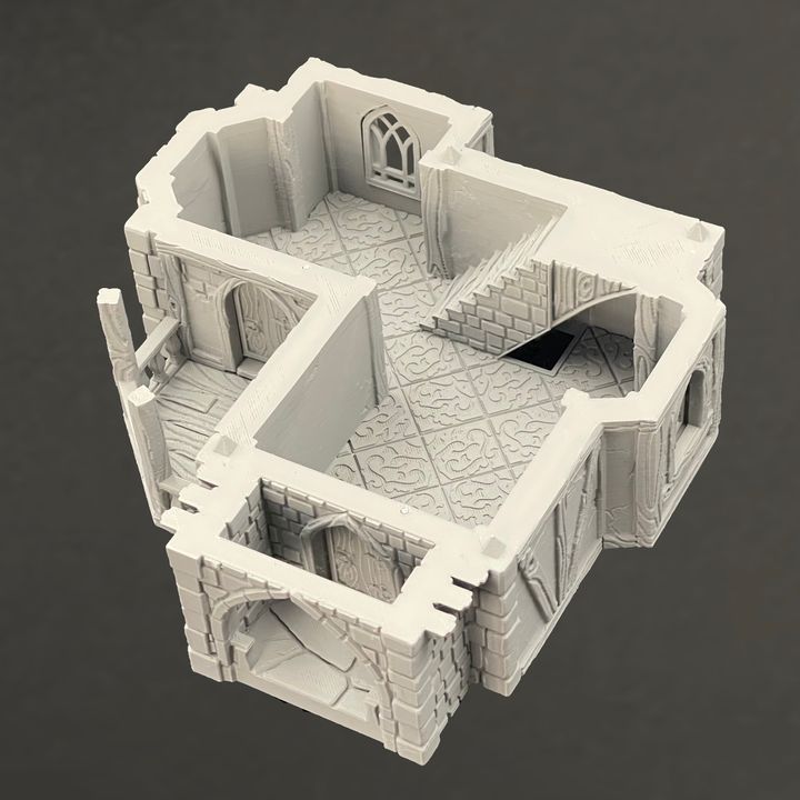 3D Printable The Mansion - Fantasy Medieval Manor - The Hamlet of Misty ...
