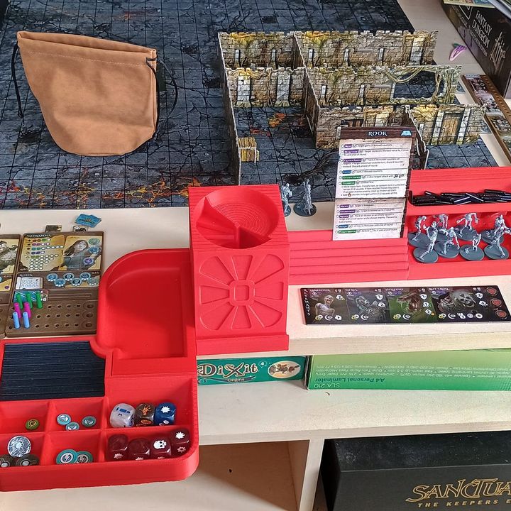 3D Printable The SpaceBar - Modular Gaming Table Space Expander by ...