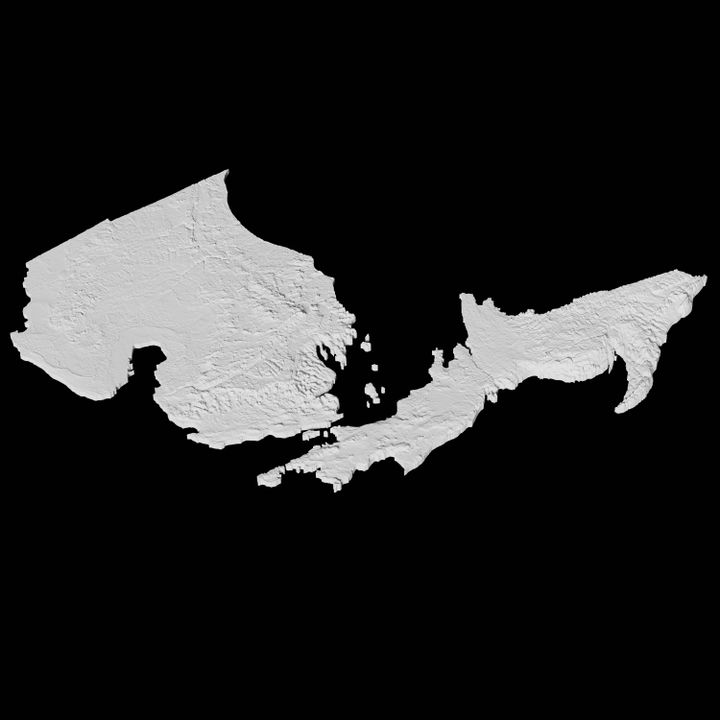 3D Printable USA State of Michigan Topographic Map - 3D Terrain ...