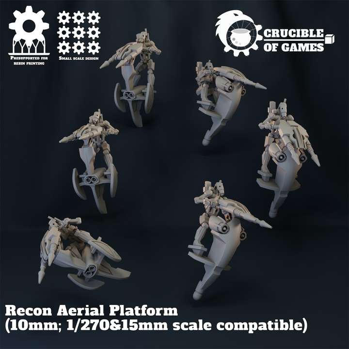 3D Printable Recon Aerial Platform by Crucible of Games