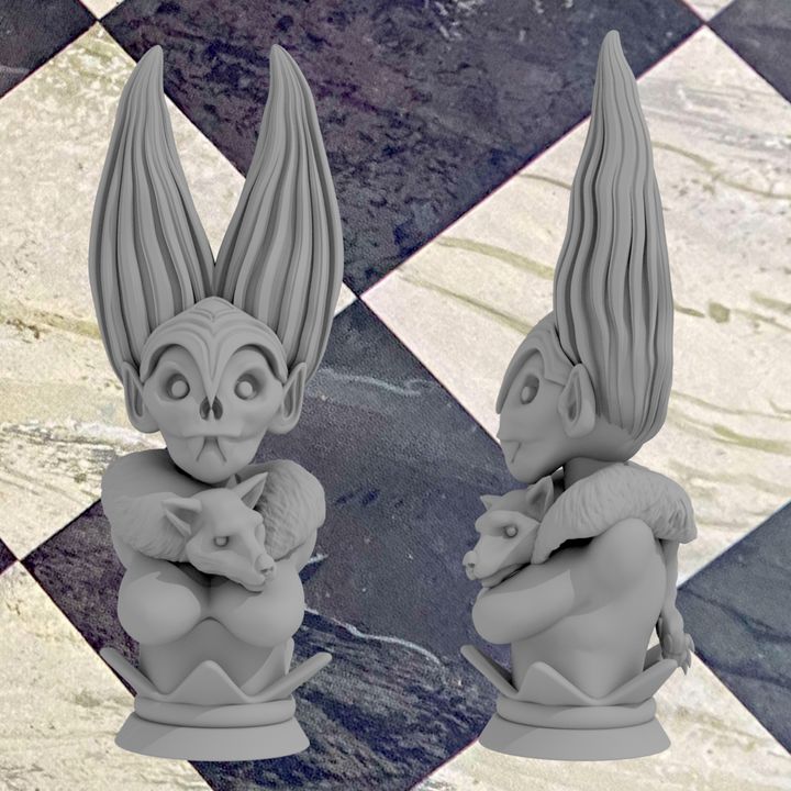 3D Printable Monster Realm Chess Set by The WarGamer