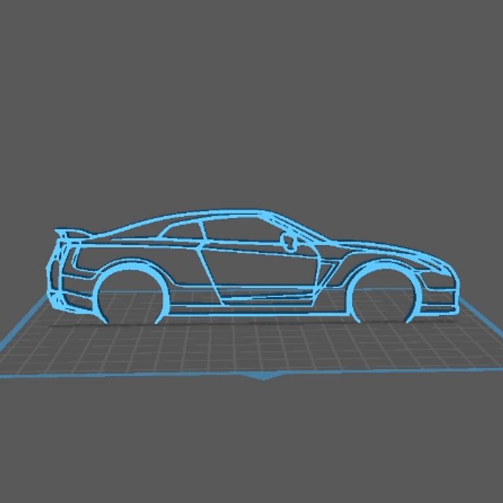 3D Printable Nissan - R35 GTR by Paul Wust