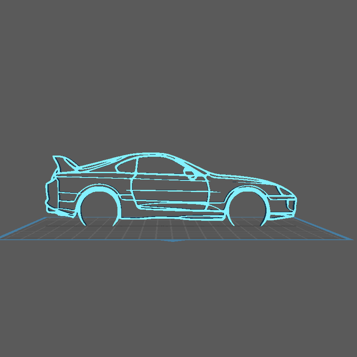 3D Printable Toyota - Supra MK4 by Paul Wust