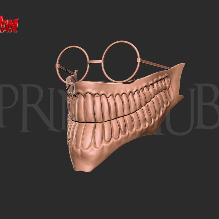 3D Printable Okarun High Quality Mask - Cosplay by Printhub