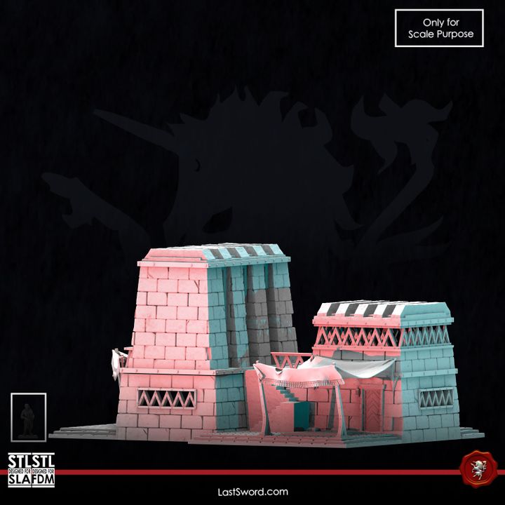 3D Printable Fallen Lineage Great House by LastSword Miniatures