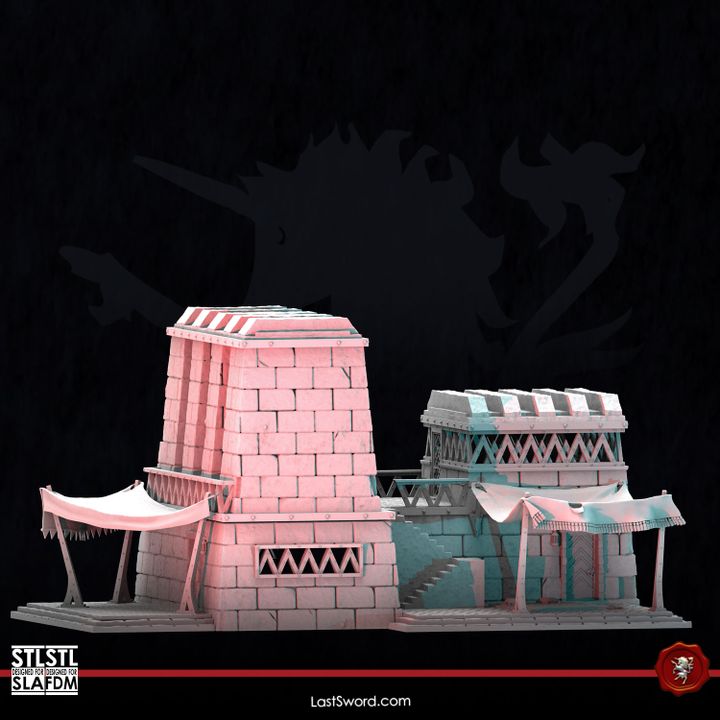 3D Printable Fallen Lineage Great House by LastSword Miniatures