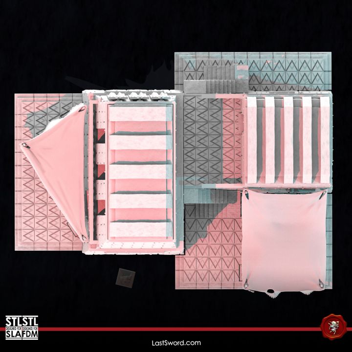 3D Printable Fallen Lineage Great House by LastSword Miniatures