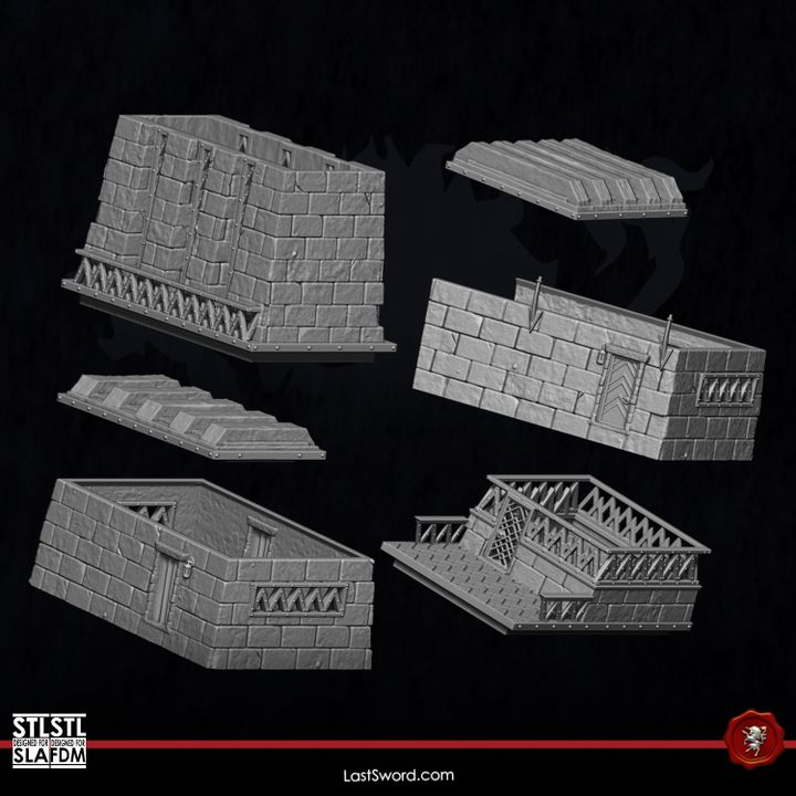 3D Printable Fallen Lineage Great House by LastSword Miniatures