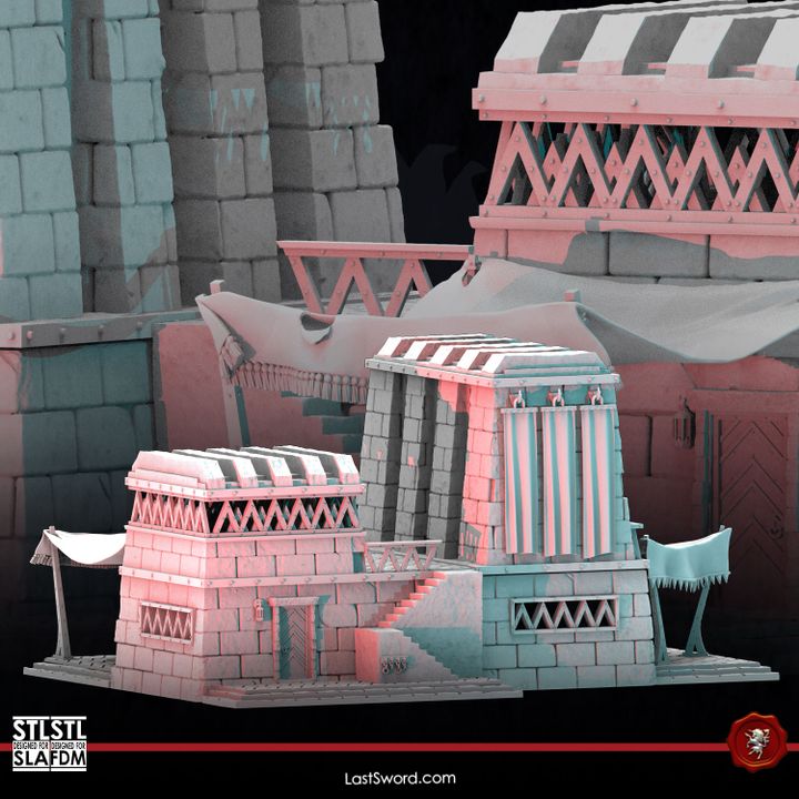 3D Printable Fallen Lineage Great House by LastSword Miniatures