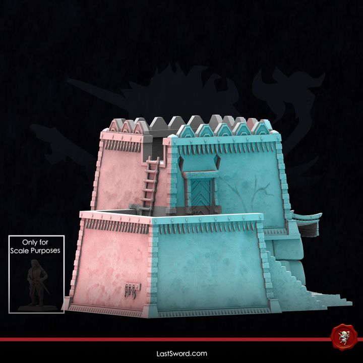 3D Printable Fallen Lineage Citizen House by LastSword Miniatures