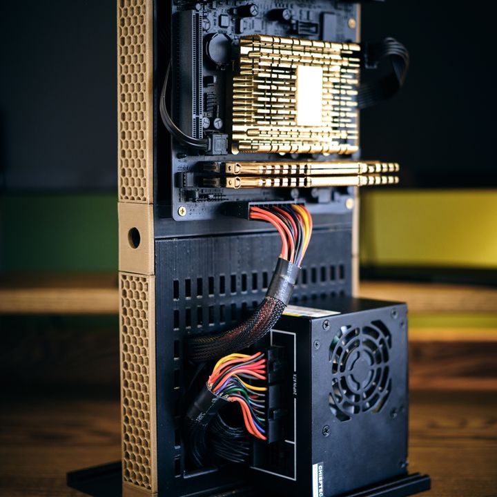 Descargar Mini ITX Open Frame Desktop PC Case de S S