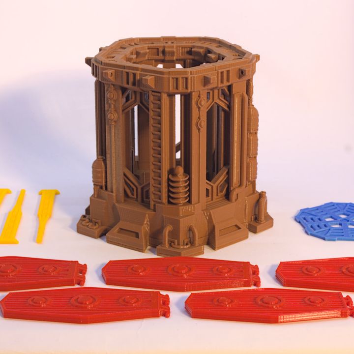 3D Printable Tabletop Terrain: Old Launch Pad/Mount (Blight Spaceport ...