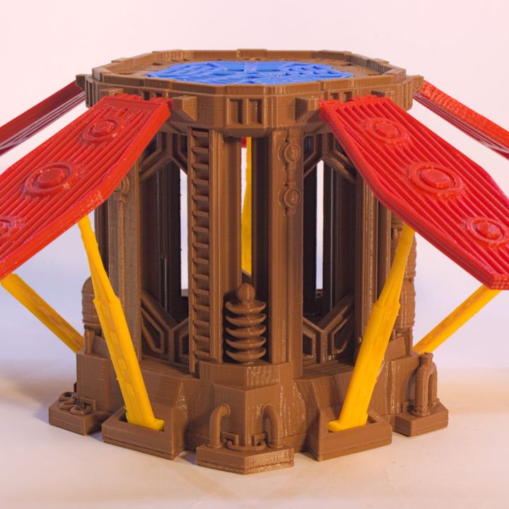 3D Printable Tabletop Terrain: Old Launch Pad/Mount (Blight Spaceport ...
