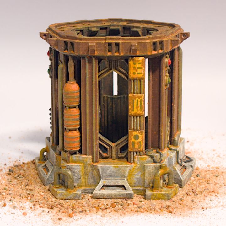 3D Printable Tabletop Terrain: Old Launch Pad/Mount (Blight Spaceport ...