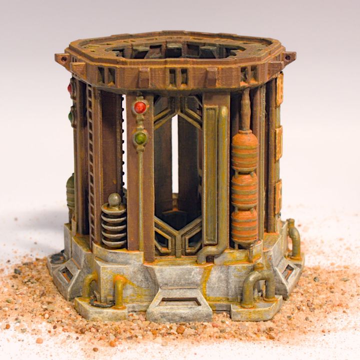 3D Printable Tabletop Terrain: Old Launch Pad/Mount (Blight Spaceport ...