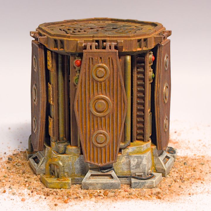 3D Printable Tabletop Terrain: Old Launch Pad/Mount (Blight Spaceport ...