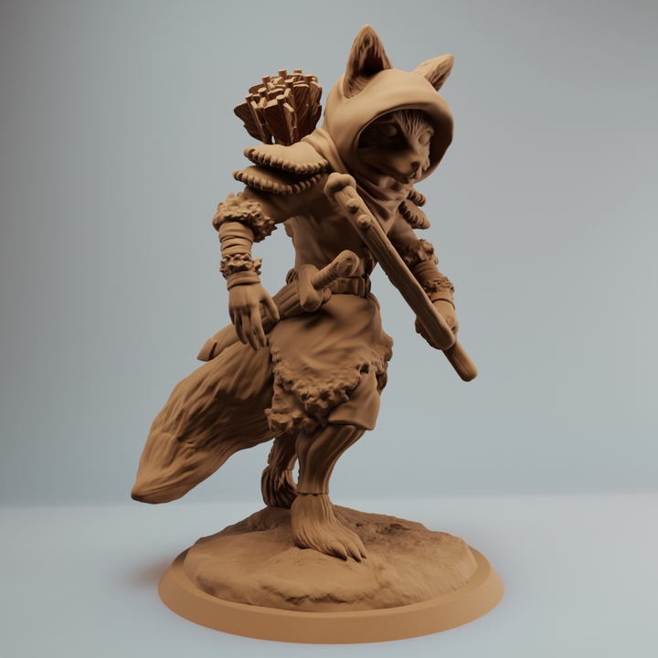 3D Printable Fox scout or ranger set of 4 miniatures - pre supported by ...