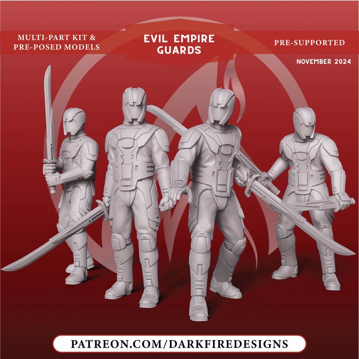 3D Printable Evil Empire Guards by Dark Fire Designs