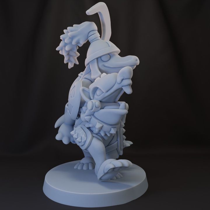 3D Printable Kobold Rat Rider 1 by The Cackling Kobold Company