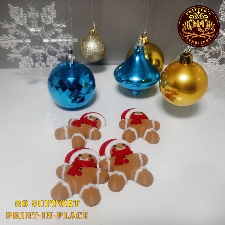3D Printable Flexi Mini Gingerbread Man | Christmas Special | No ...