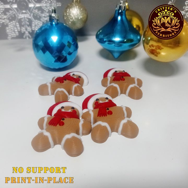 3D Printable Flexi Mini Gingerbread Man | Christmas Special | No ...