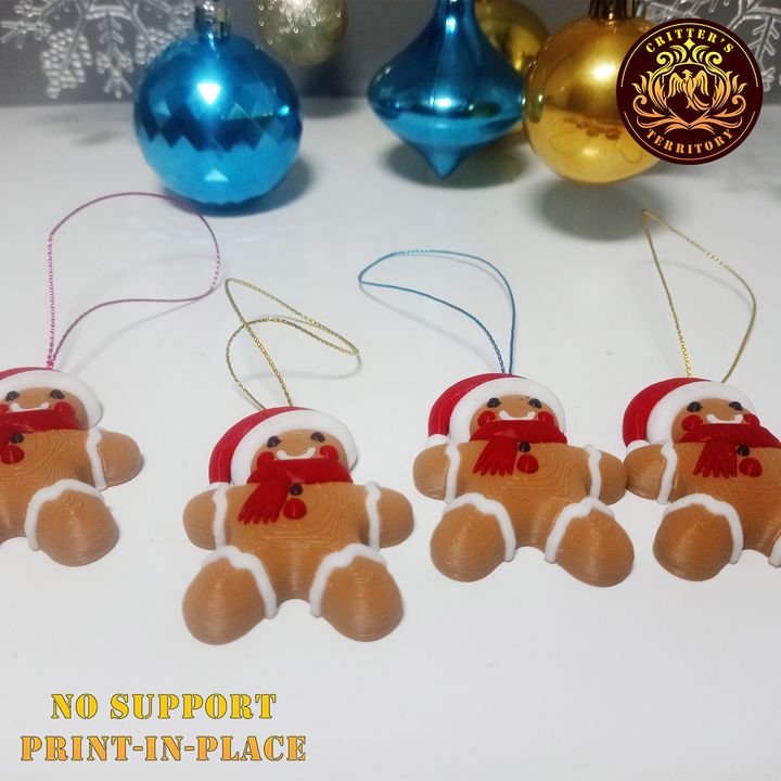 3D Printable Flexi Mini Gingerbread Man | Christmas Special | No ...