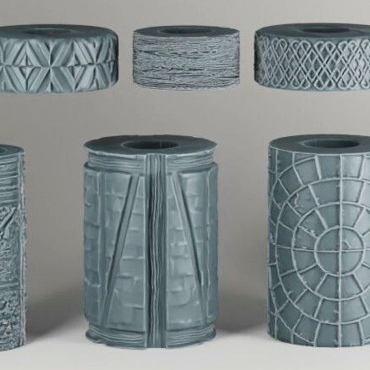 3D Printable Ultimate Roller and Texture pack by Eskice Miniature by ...