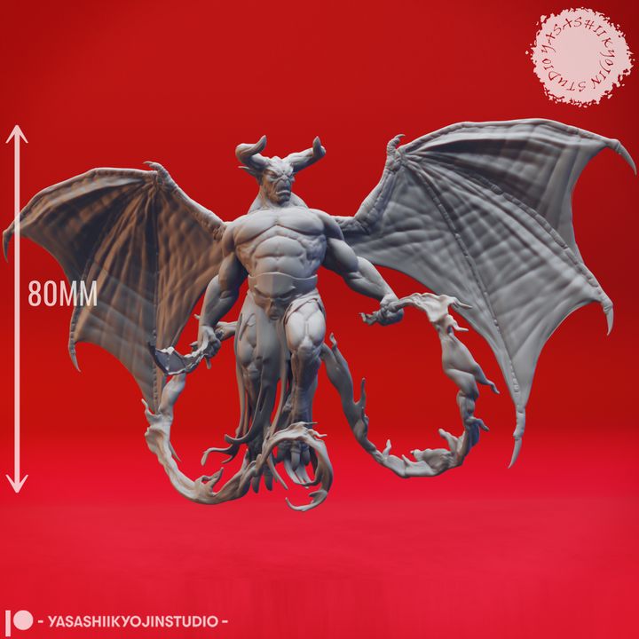 3D Printable Balor - Tabletop Miniature (Pre-Supported) by Yasashii ...