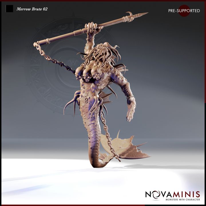 3D Printable Merrow Brute 02 by NovaMinis