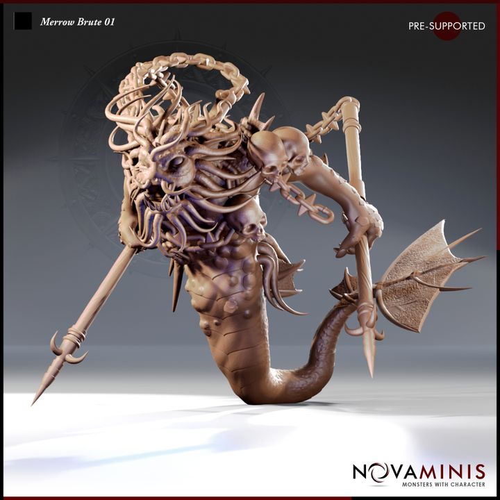 3D Printable Merrow Brute 01 by NovaMinis