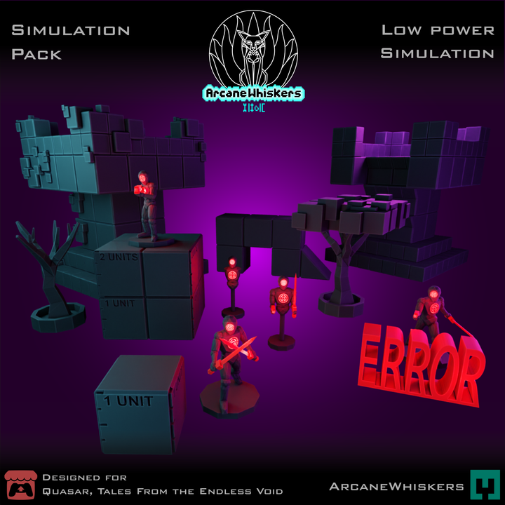 3D Printable Simulation Pack by Arcane Whiskers