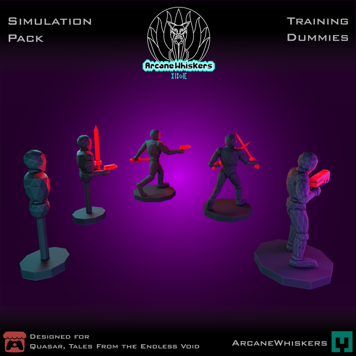3D Printable Simulation Pack by Arcane Whiskers